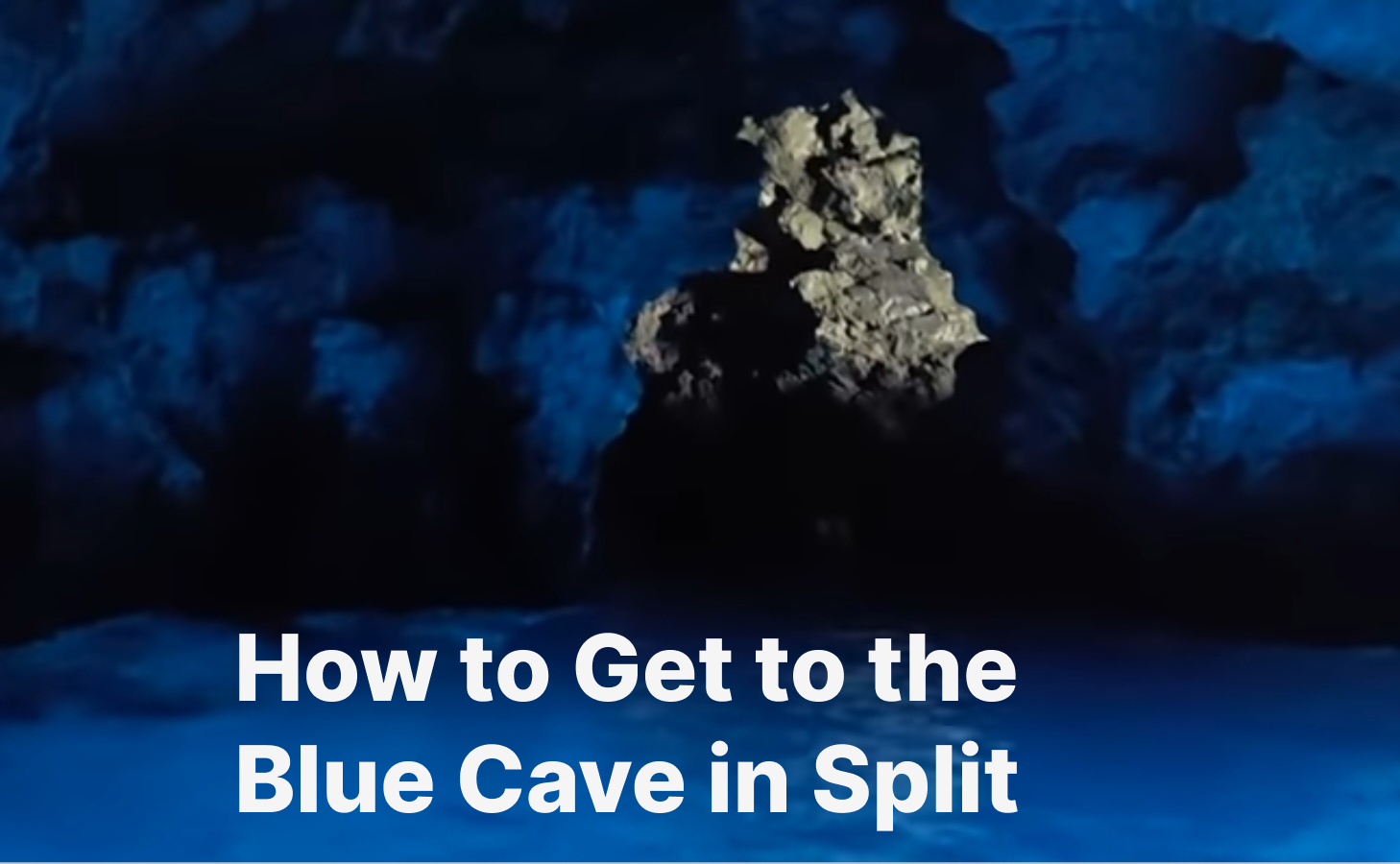 How to Get to the Blue Cave in Split page